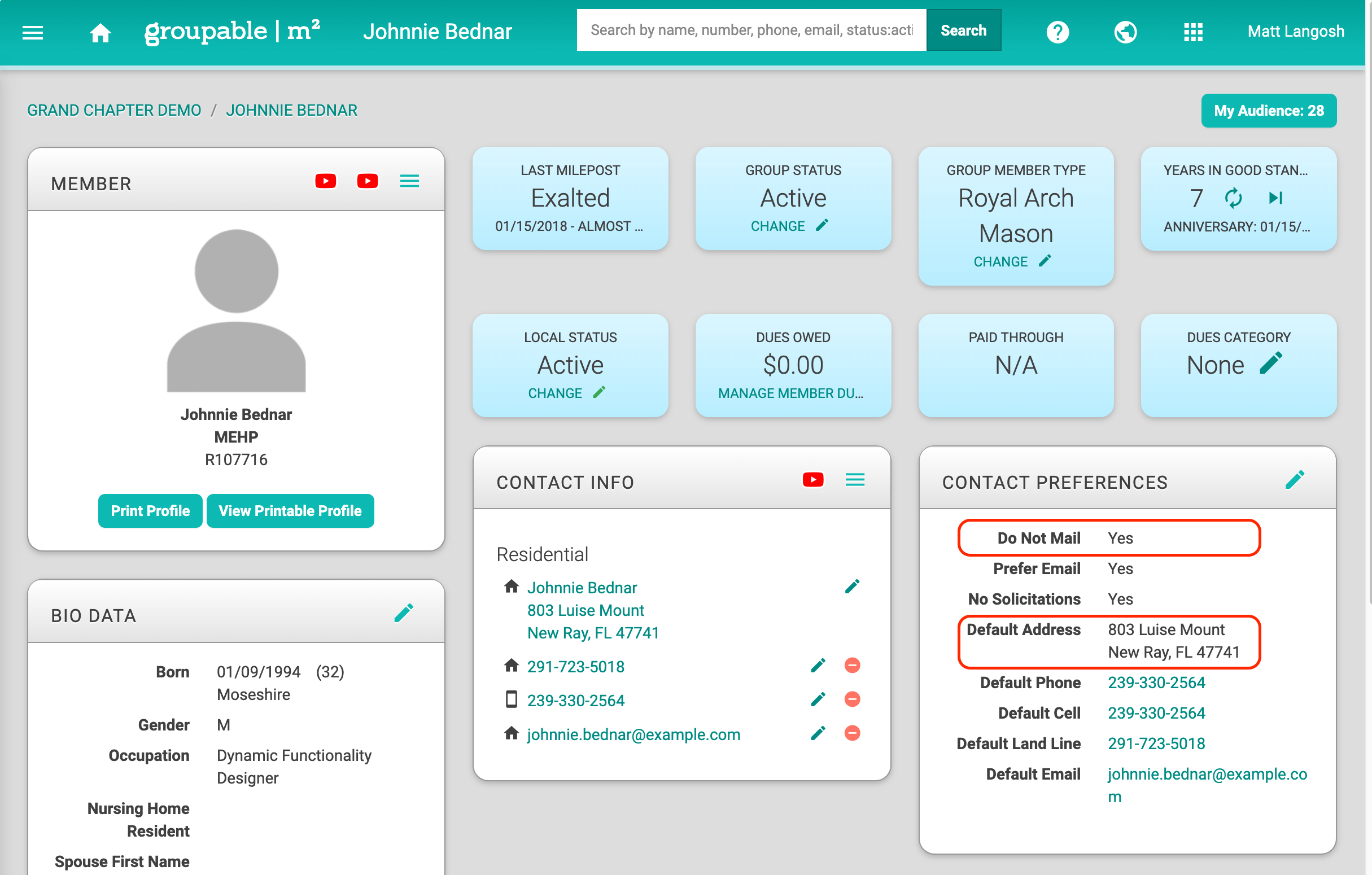 Why is a member/ address not printed on labels/envelopes? – Groupable ...