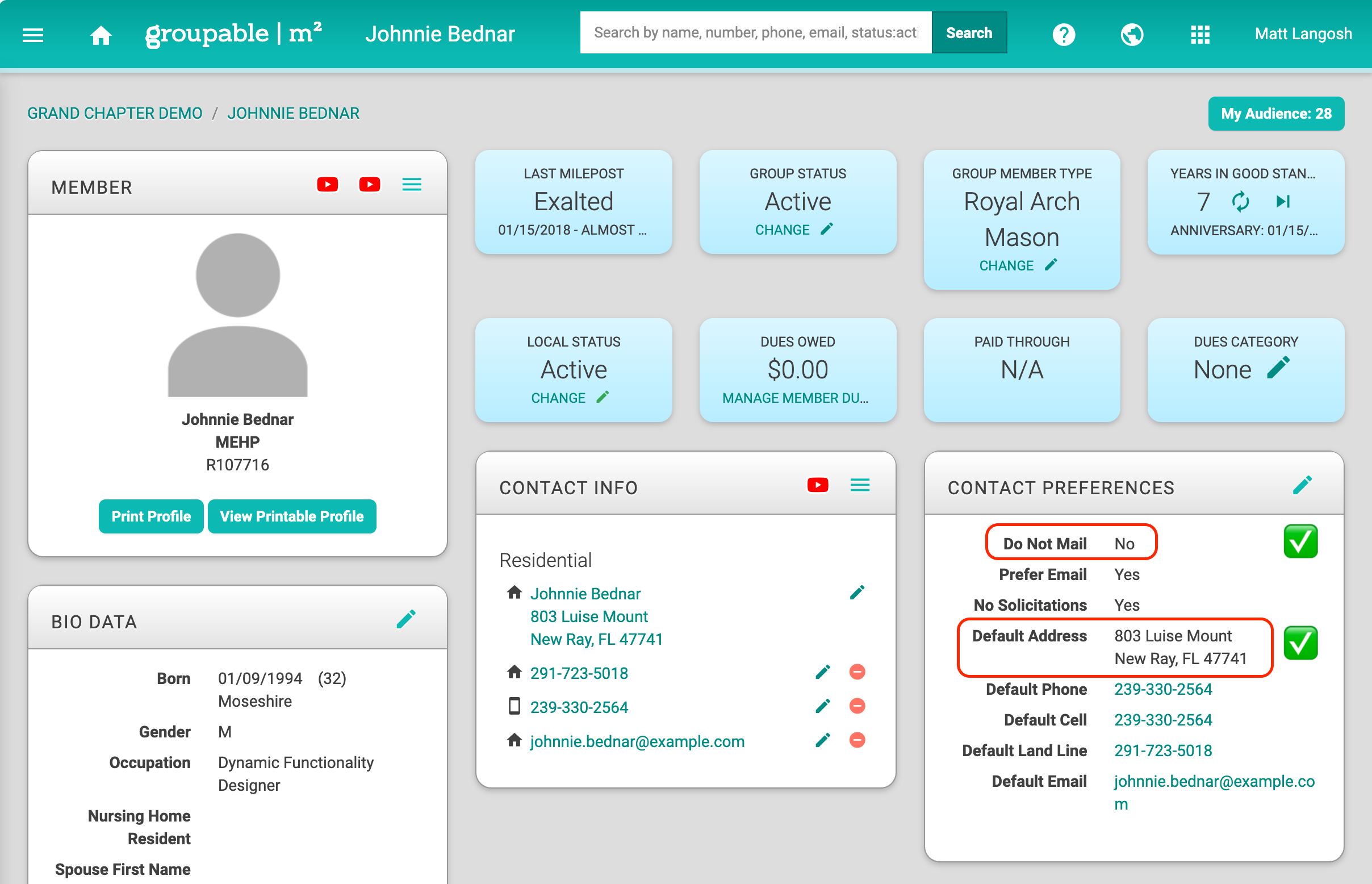 Why is a member/ address not printed on labels/envelopes? – Groupable ...
