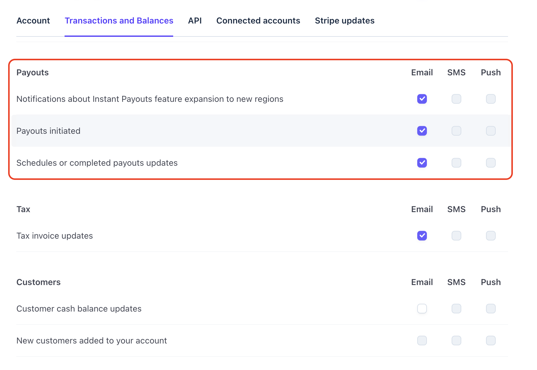 Stripe Accounts: Managing Your Stripe Email Notifications – Groupable ...